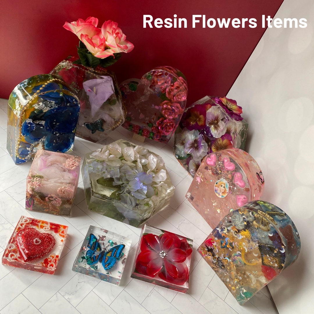 Resin Large Heart Octagon Dome Square Round Shaped - Etsy