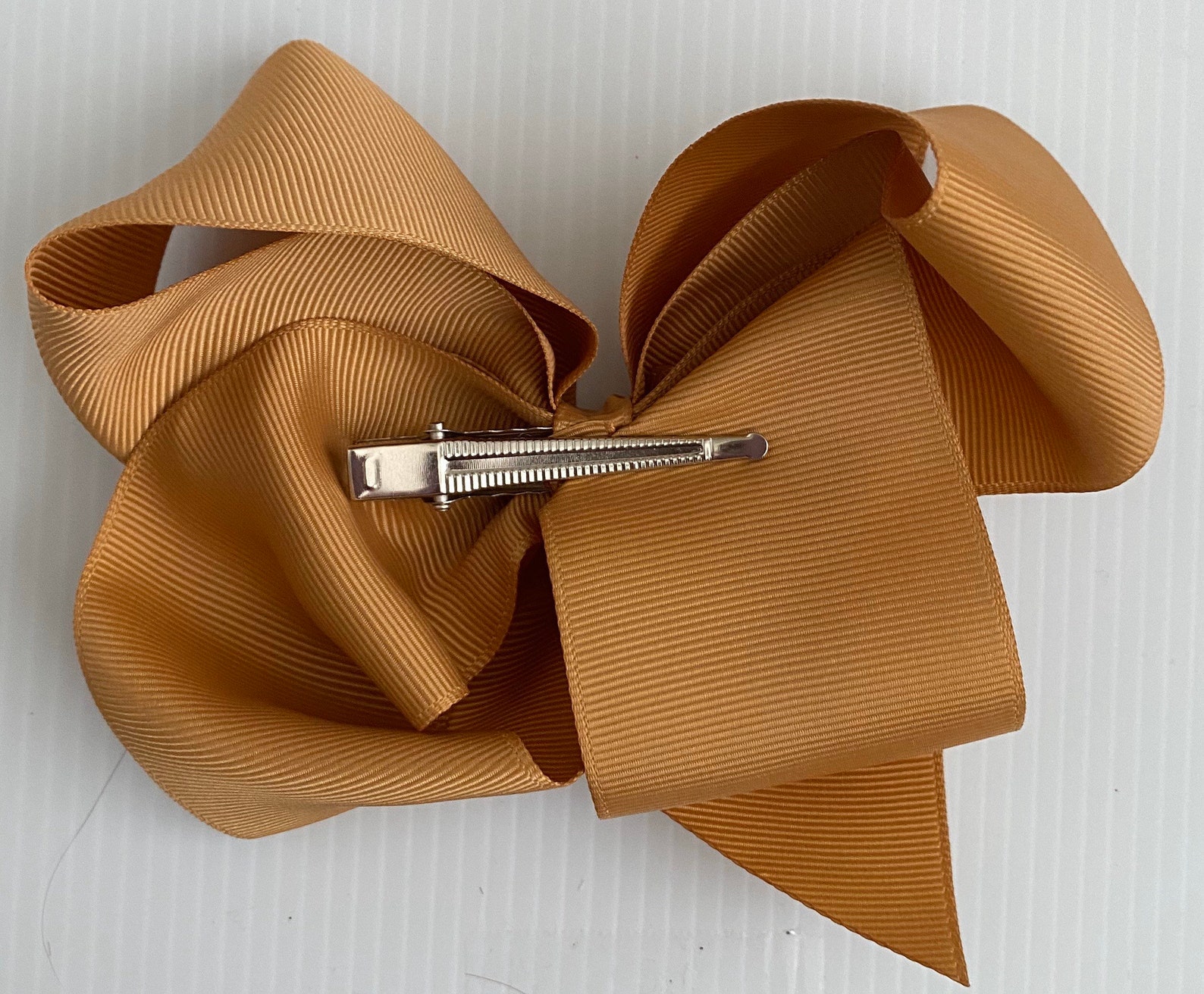6 Inch Copper Hair Bow Bow With an Alligator Clip Large | Etsy