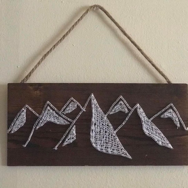 Mountain String Art - Etsy
