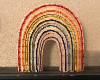 String Art Rainbow | Etsy
