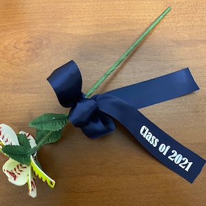 Single Stem Authentic Softball Rose - Etsy