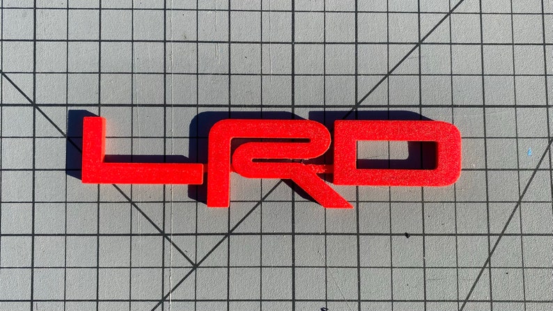 Lexus LRD Pro Badge Emblems - Etsy