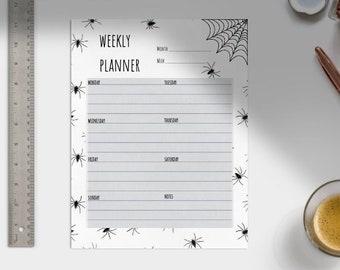 Spooky Planner Print - Etsy
