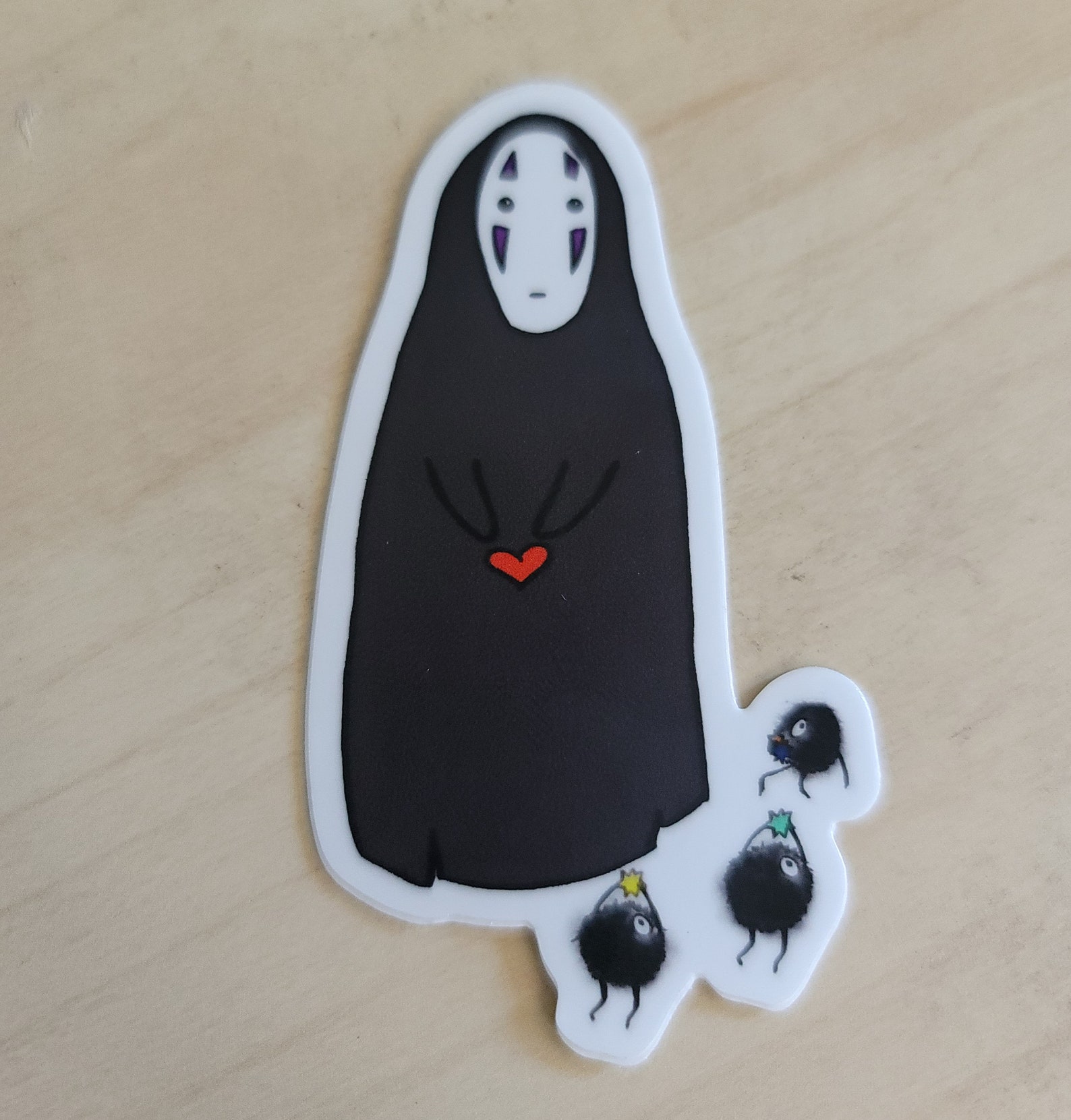 No Face Sticker | No Face Spirited Away | Studio Ghibli Sticker | No ...
