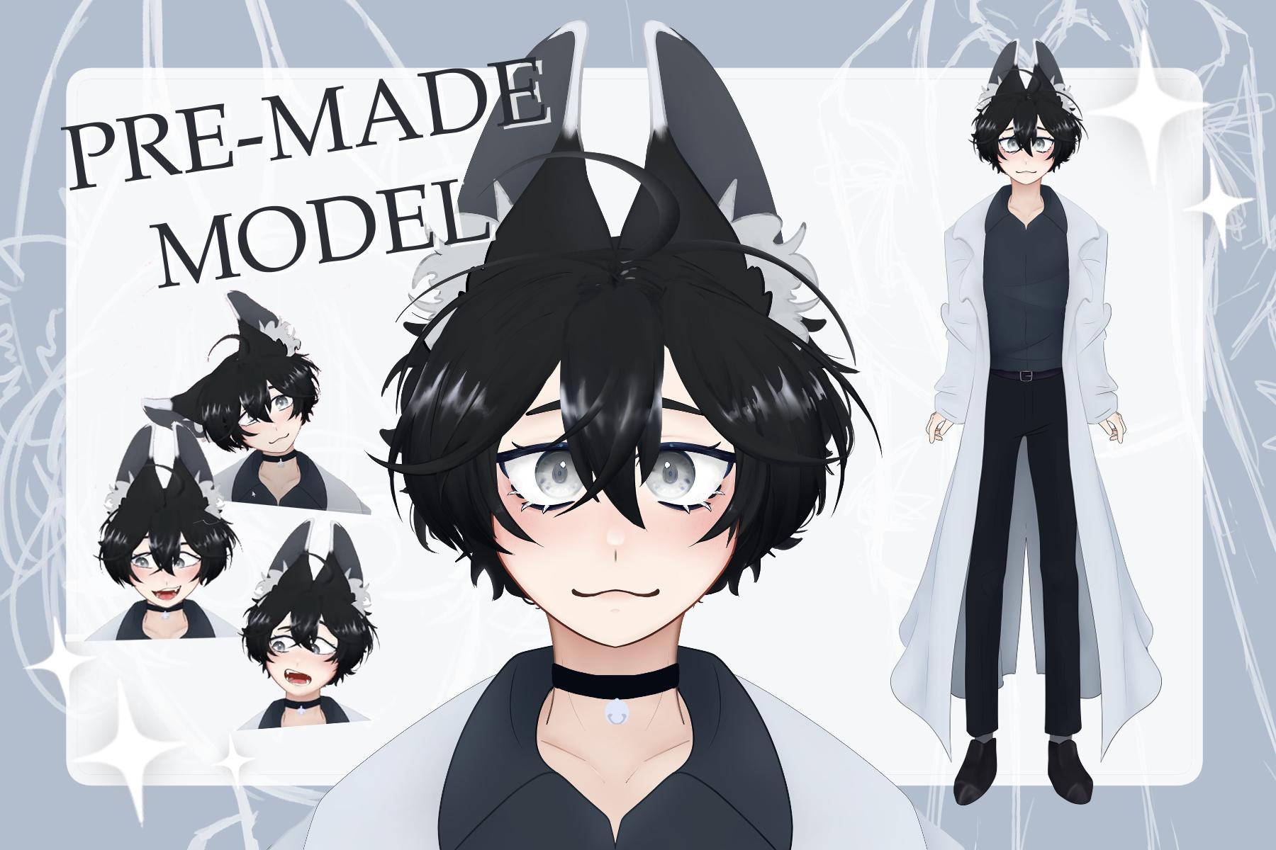 Vtuber Live2d Model Premade Full Body Rigging KDJ - Etsy