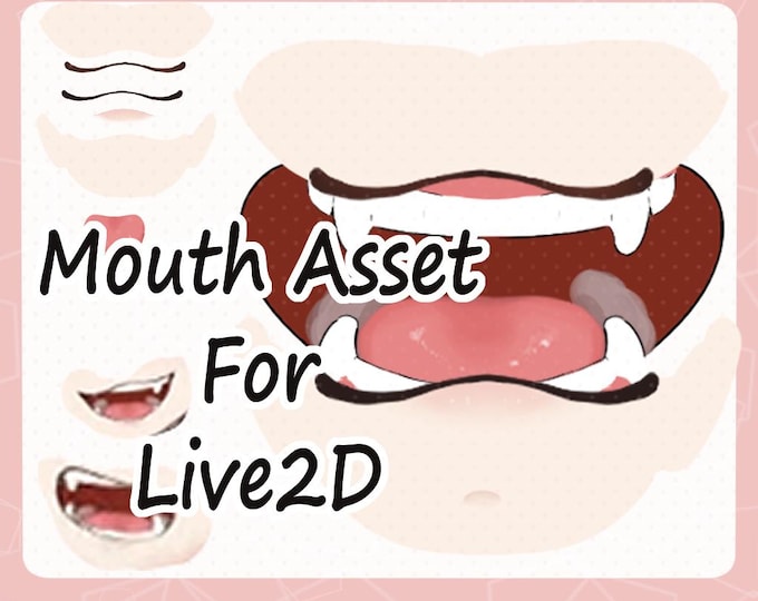 Vtuber Mouth - Standard Tracking - Etsy