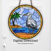 Stained Glass Pattern, Lake Scene, Digital Download, PDF SVG - Etsy Canada
