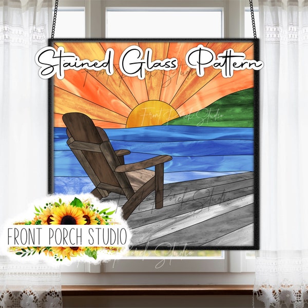 Lake Stain Glass - Etsy