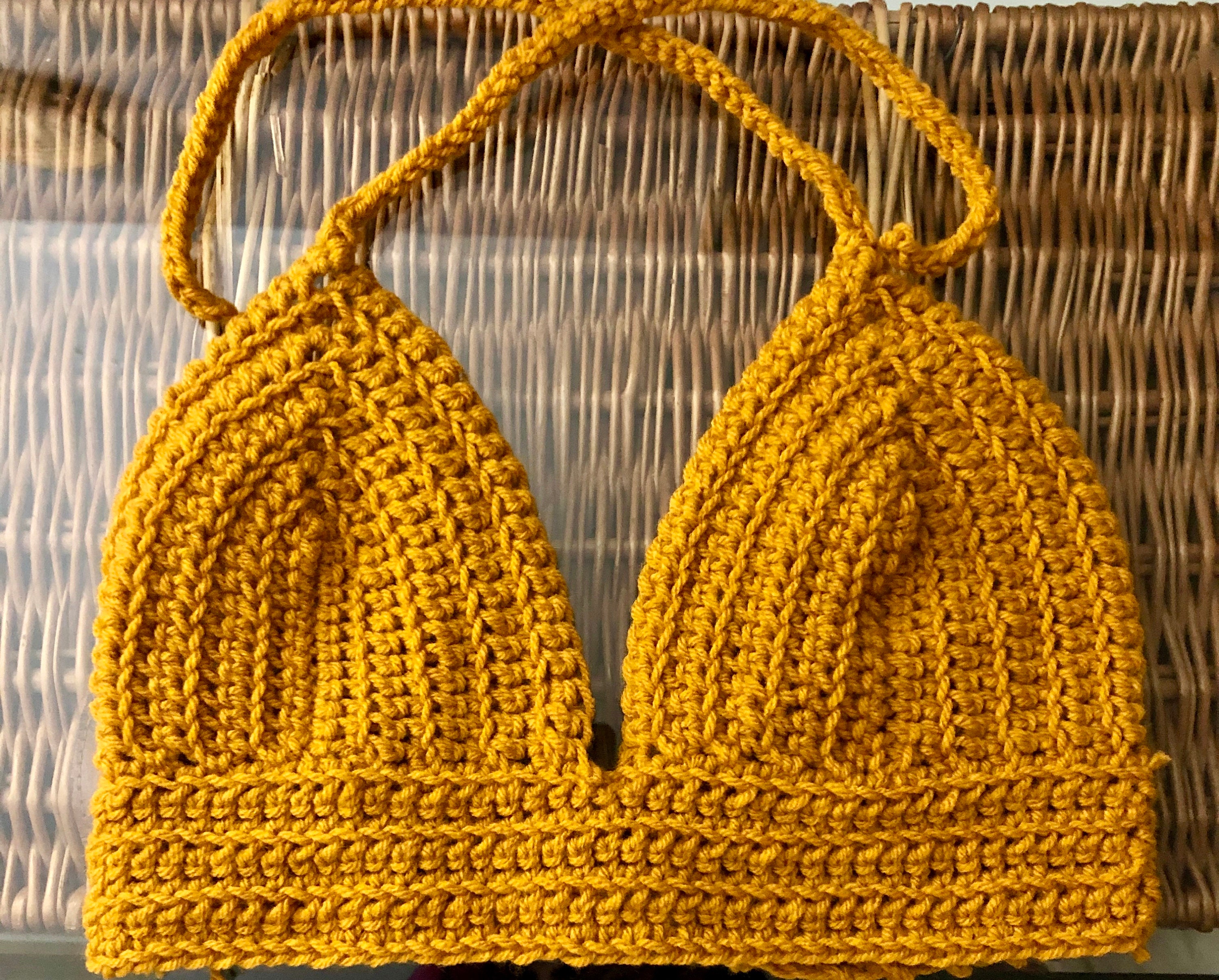 Crochet Bralette Etsy