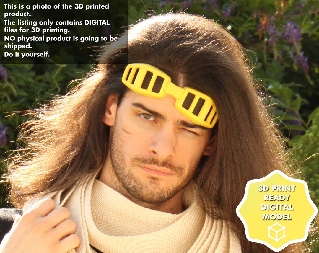 Eraser Head Aizawa Goggles - STL Files for 3D Print - Etsy