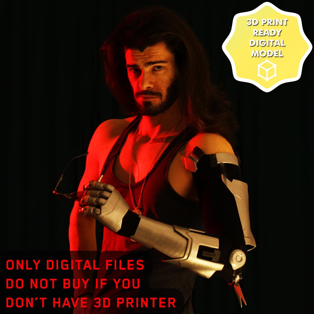 Johnny Silverhand Cosplay - STL Files for 3D Print - Etsy