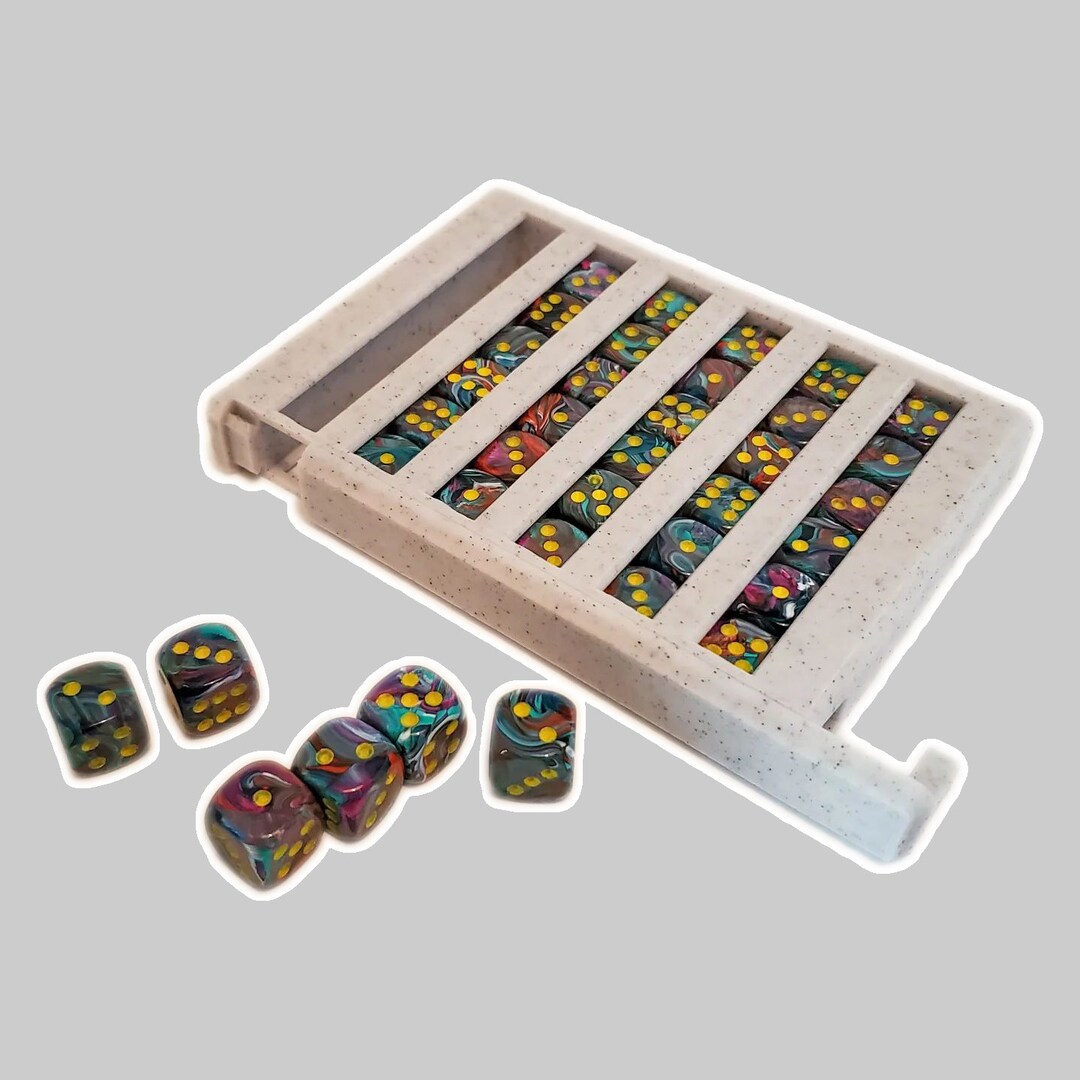 Magnetic D6 Carrier 36x12mm Dice 6x1 - Etsy