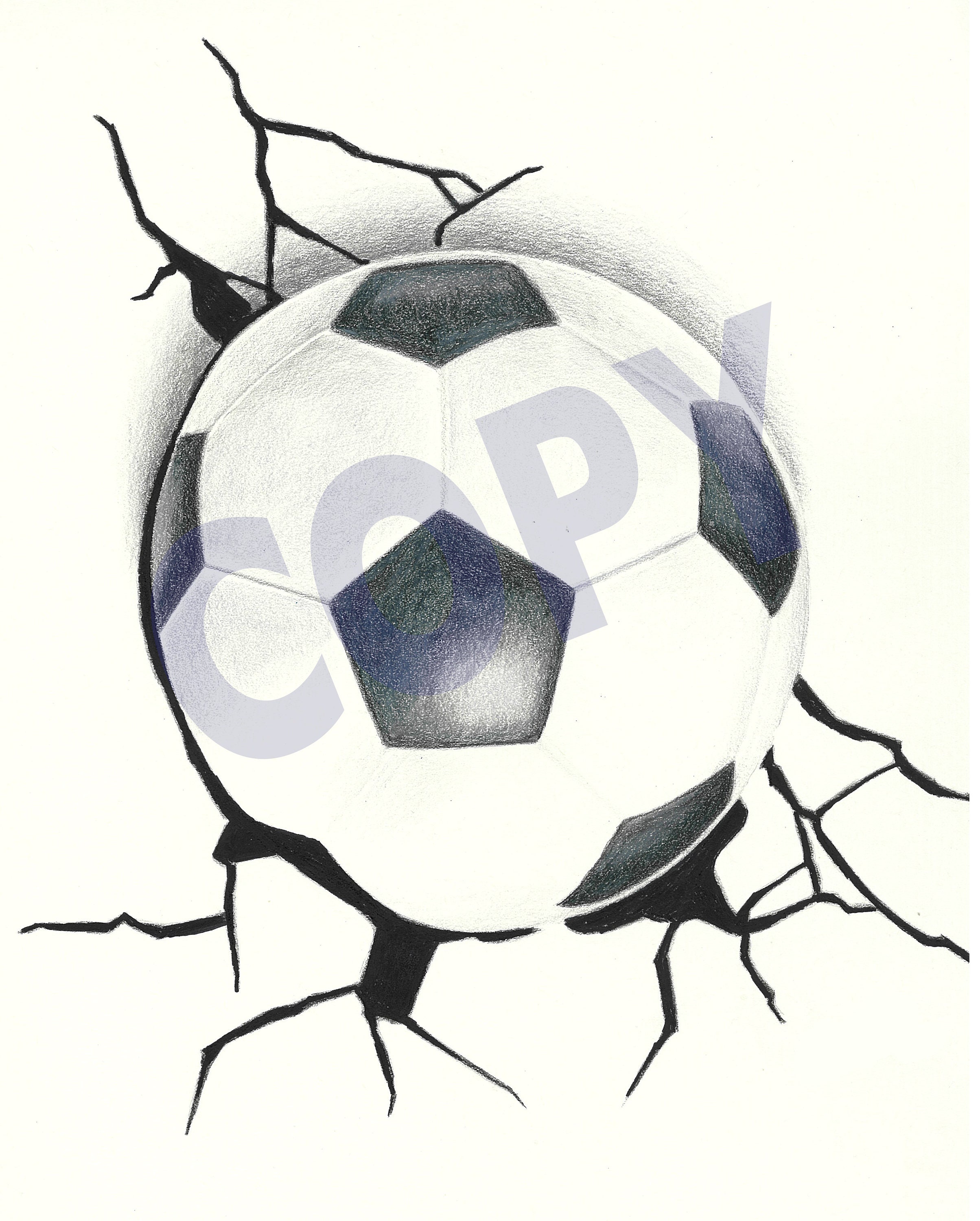 Soccer Ball Art Print FIFA NWSL Women's Soccer Wanderers Toronto FC Art ...