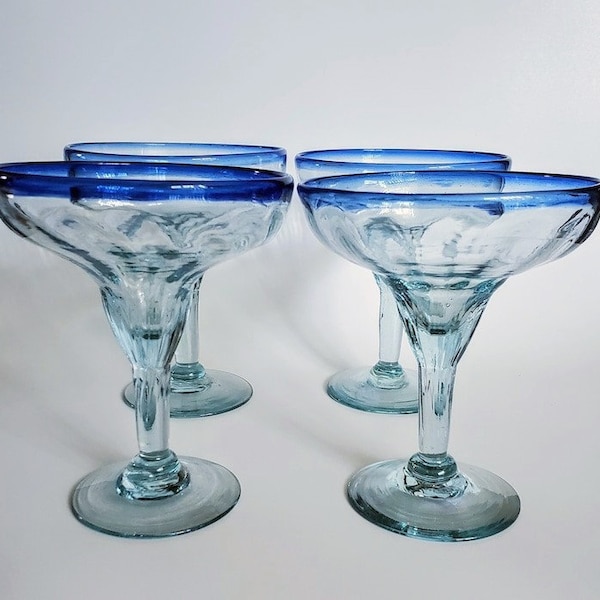 Mexican Blue Rim Glasses - Etsy