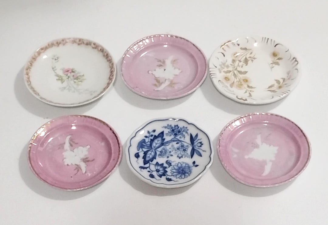 Vintage Mismatched Porcelain Butter Pats Wall Art Trinket Dish - Etsy