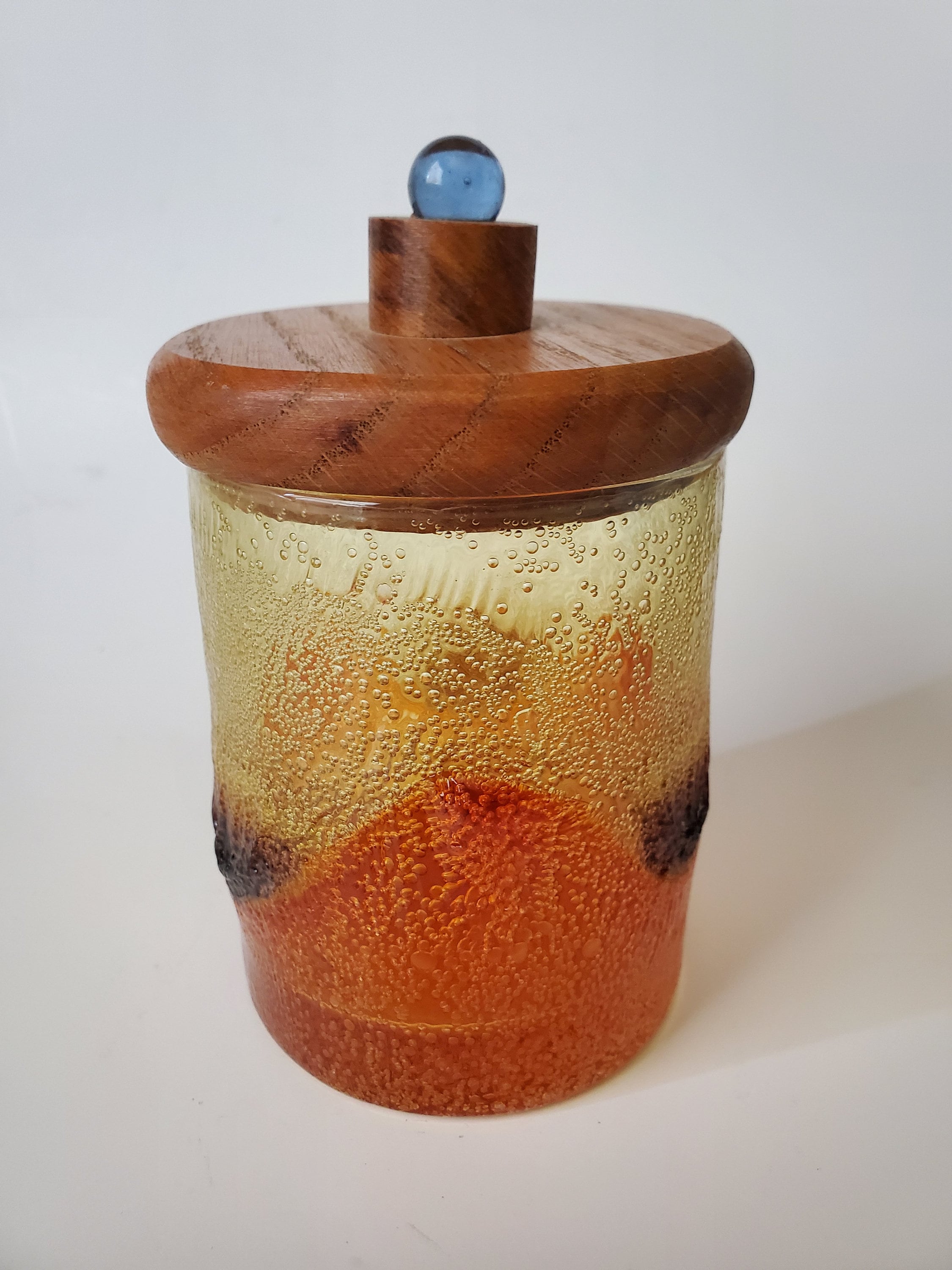 Textured Glass Jars - Etsy