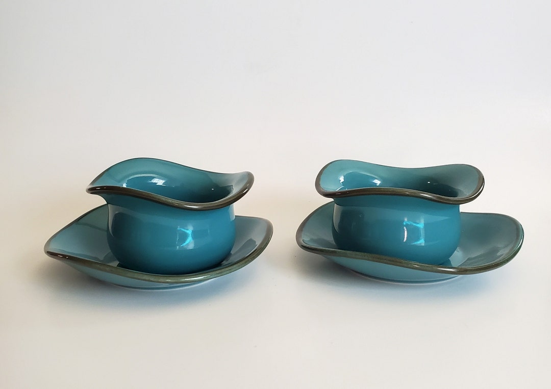 Southern Living at Home Tuscan Turquoise Tidbit Bowl Cup and - Etsy