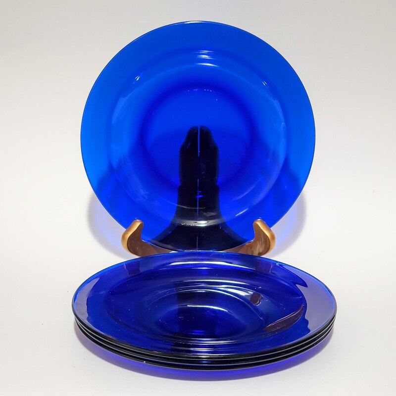 Cobalt Blue Plate - Etsy