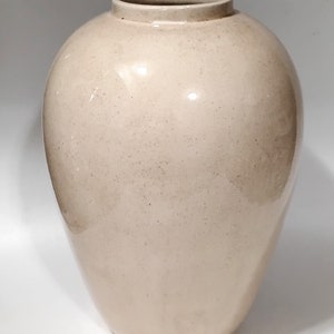 Vintage Bamboo Ginger Jar Urn Flower Vase W Lid Base Duncan Enterprise ...