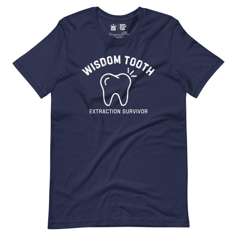 Wisdom Tooth Extraction Survivor Shirt, Funny Dental Humor Tee, Dentist ...