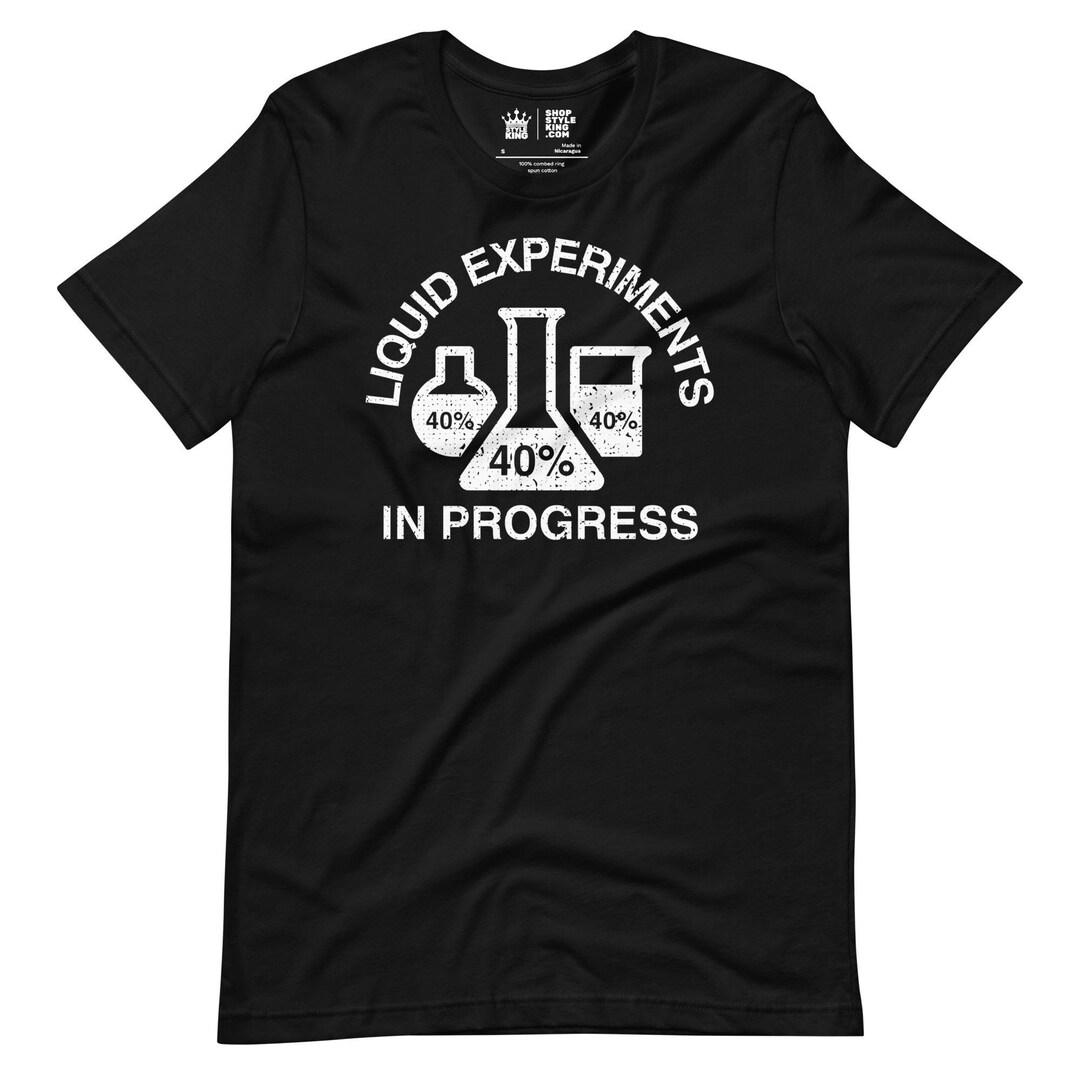 Liquid Experiments T-shirt: Funny Science Nerdy Tee - Etsy
