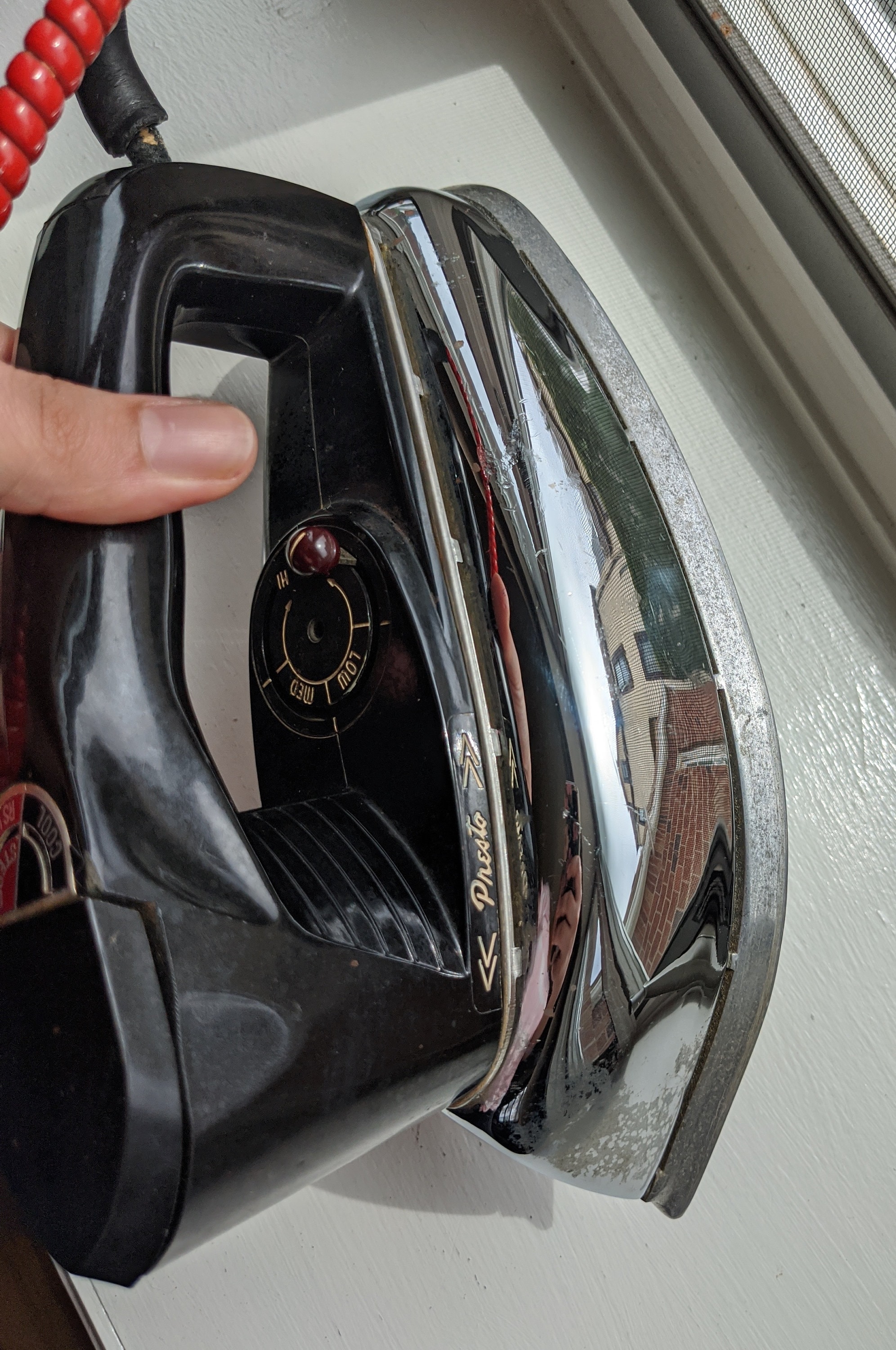 Vintage Presto Vapor-steam Iron 1950s Chrome Electric Iron | Etsy