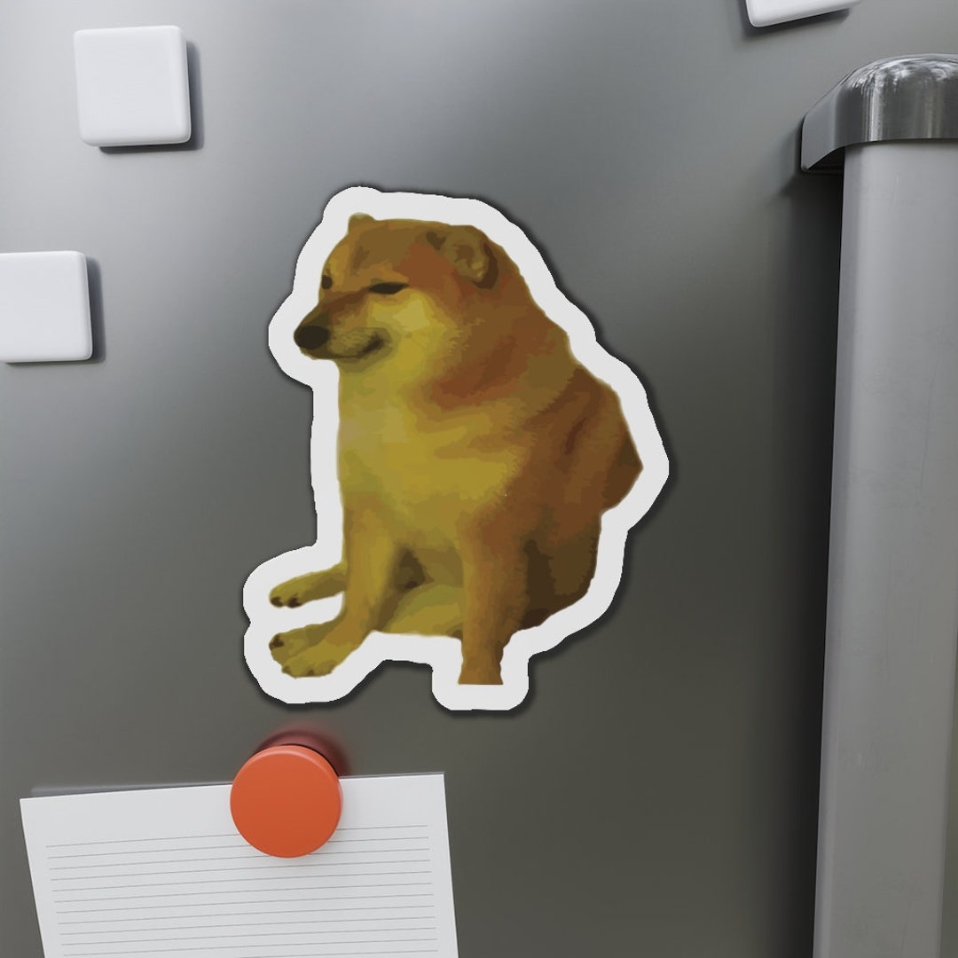 Cheems Doge Meme Magnet Doge Lore Funny Internet - Etsy Israel