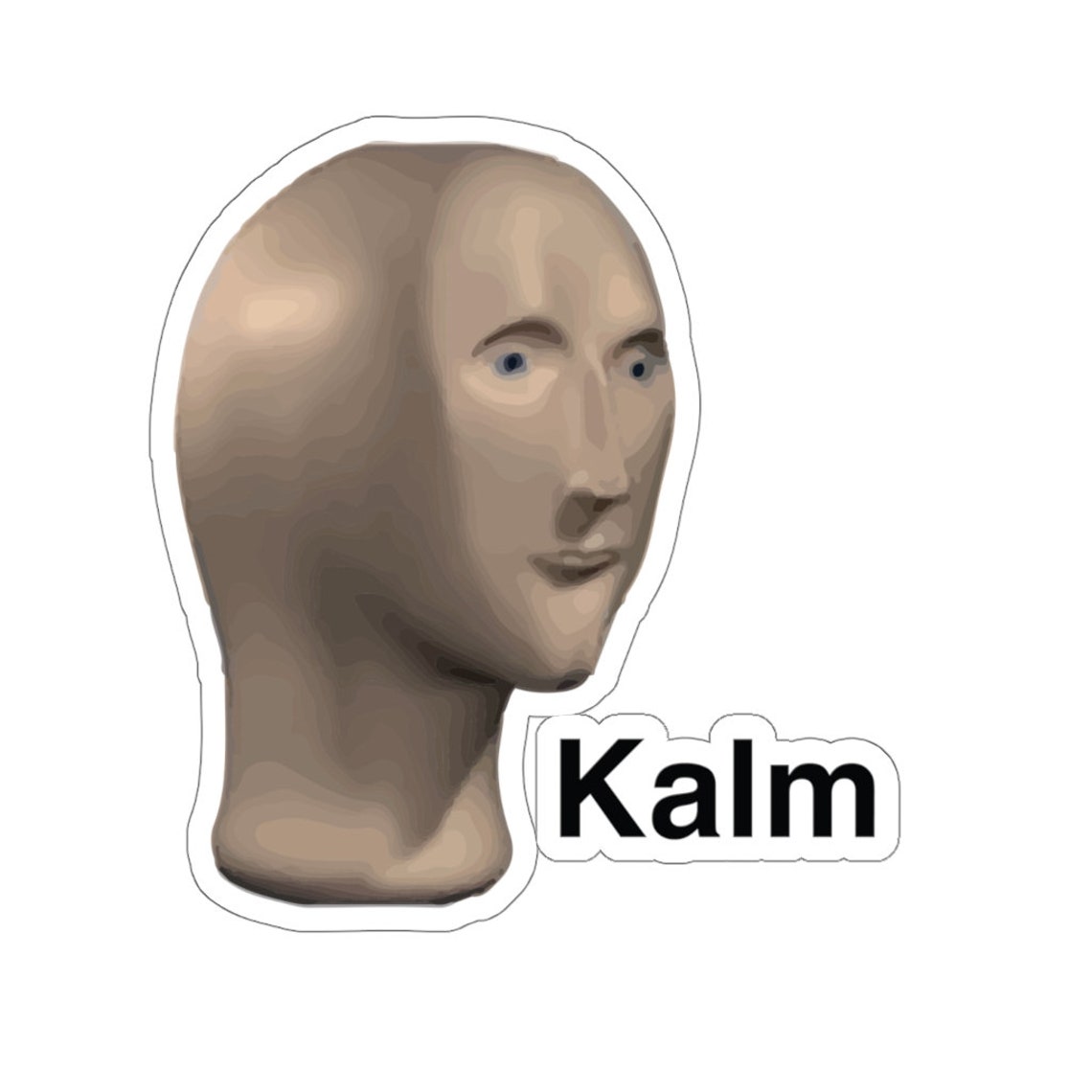 Kalm Meme Decal Sticker - Etsy Singapore
