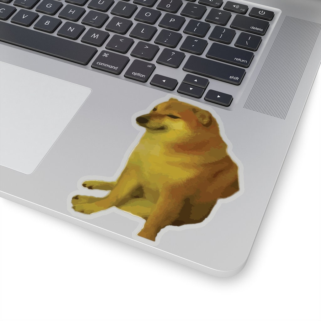 Cheems Doge Meme Decal Sticker - Etsy