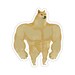 Swole Doge Meme Decal Sticker - Etsy