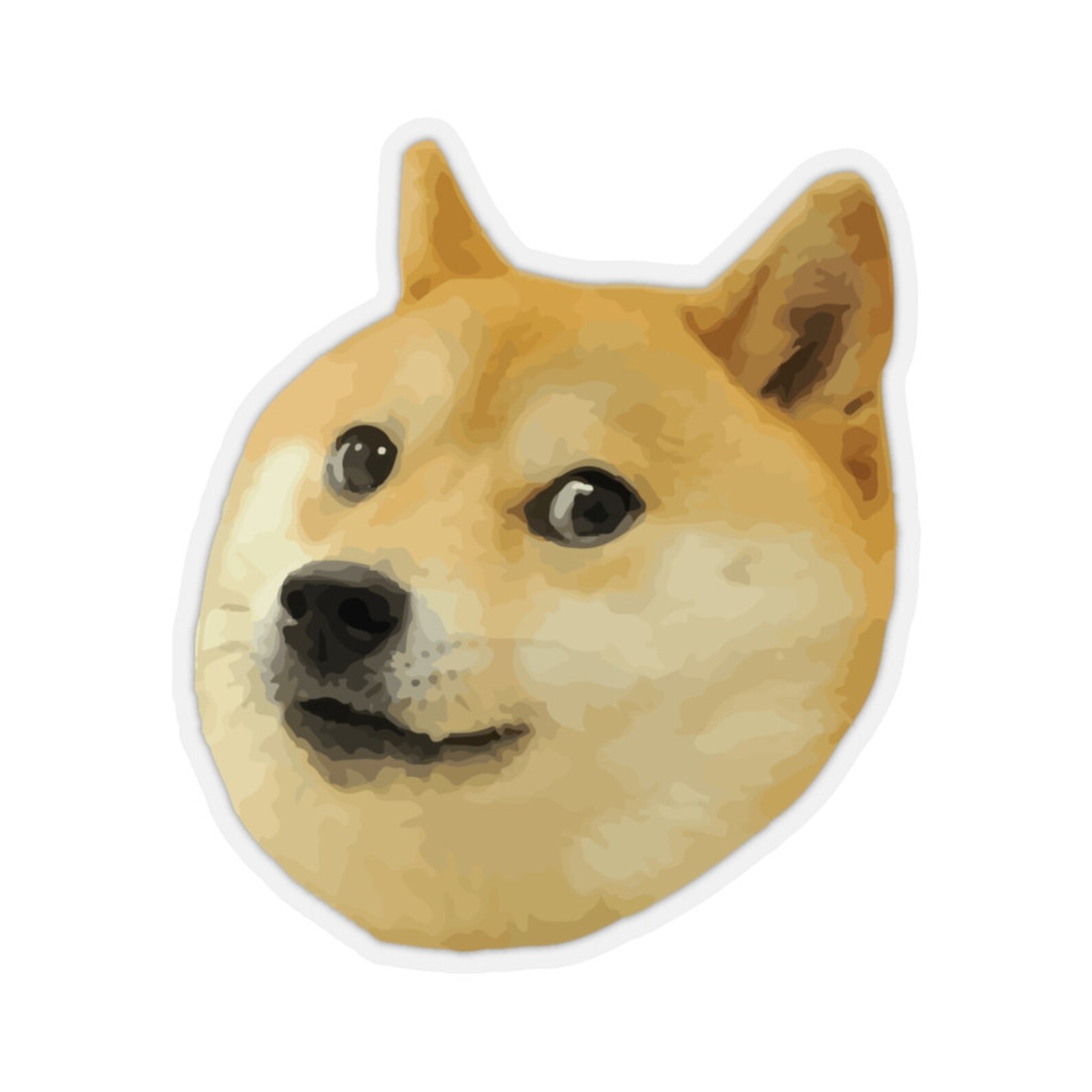 Doge Meme Decal Sticker | Etsy