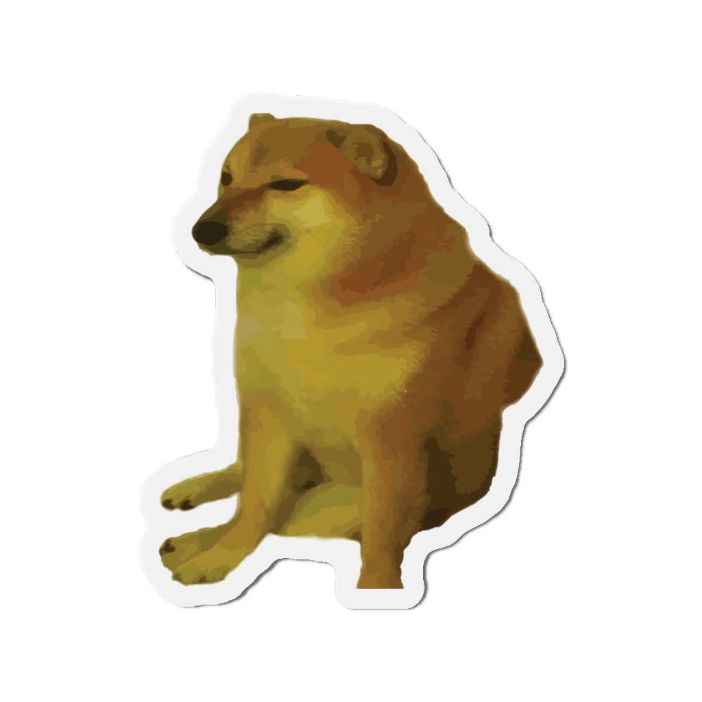 Cheems Doge Meme Magnet Doge Lore Drôle dInternet - Etsy France