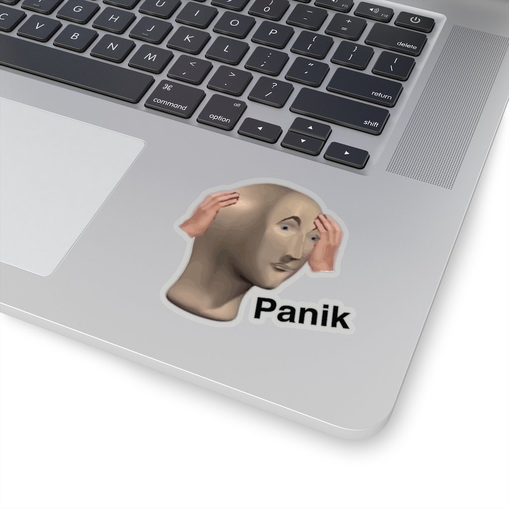Panik Meme Decal Sticker - Etsy