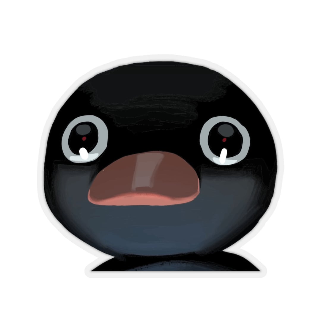 Terrified Noot Noot Meme Decal Sticker | Tiktok Meme Stickers | Funny ...