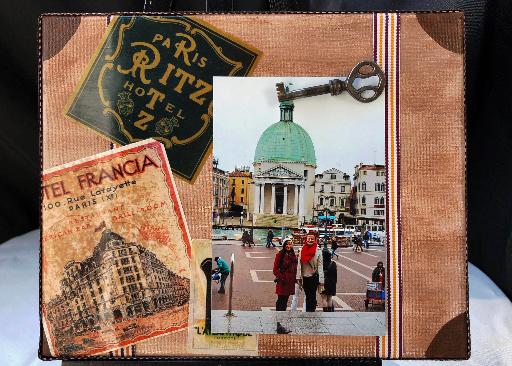 Vintage Travel Luggage Picture Frame - Etsy
