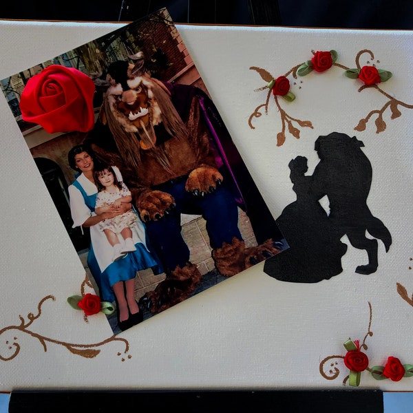 Beauty and the Beast Gold Frame - Etsy