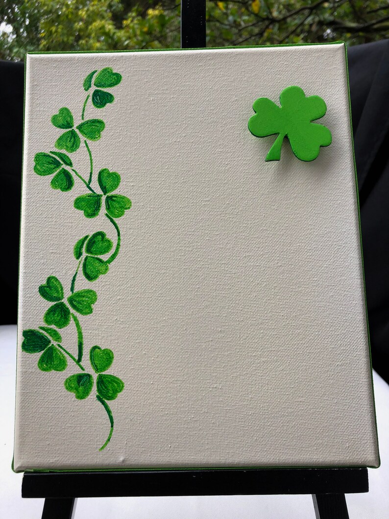 Irish Shamrocks Picture Frame - Etsy