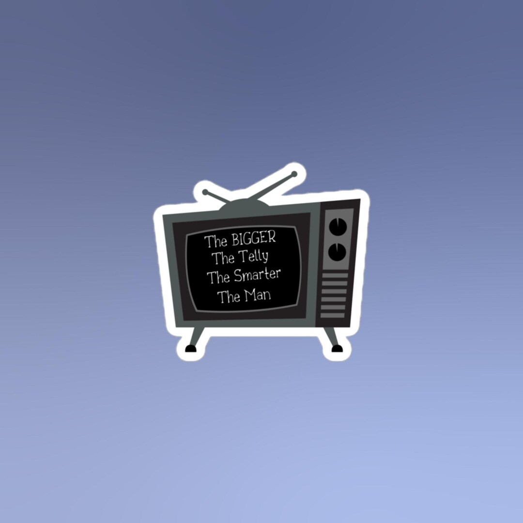 Matilda the Musical Bigger Telly Bubble-free Sticker, Laptop Decals ...