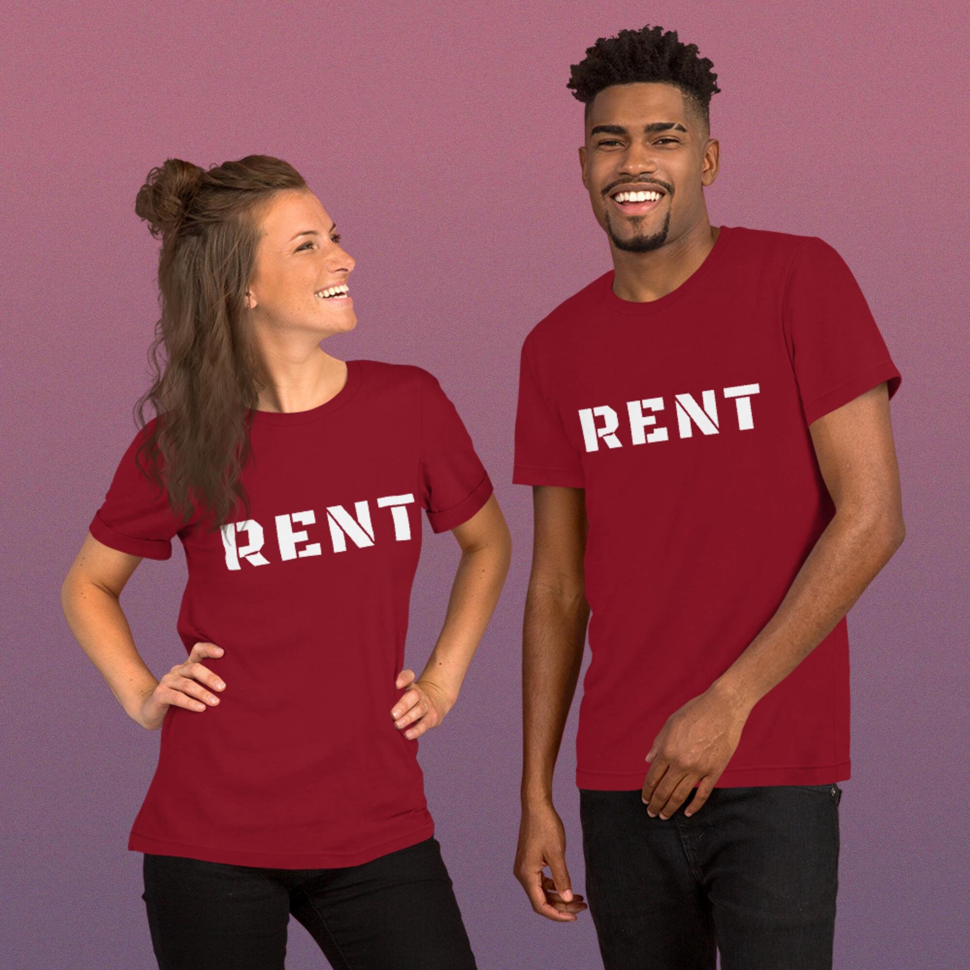 Rent Inspired Logo Unisex Broadway T-shirt – Embrace the Spirit of Rent ...