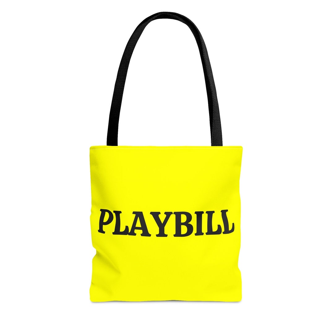 Playbill Inspired Broadway Tote, Theater Gift Bag, Musical Gifts ...