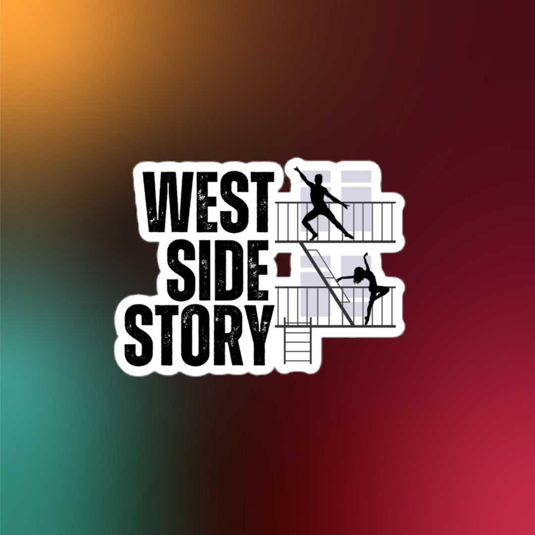 West Side Story Logo Stickers - Peel and Stick Broadway Decals - Etsy