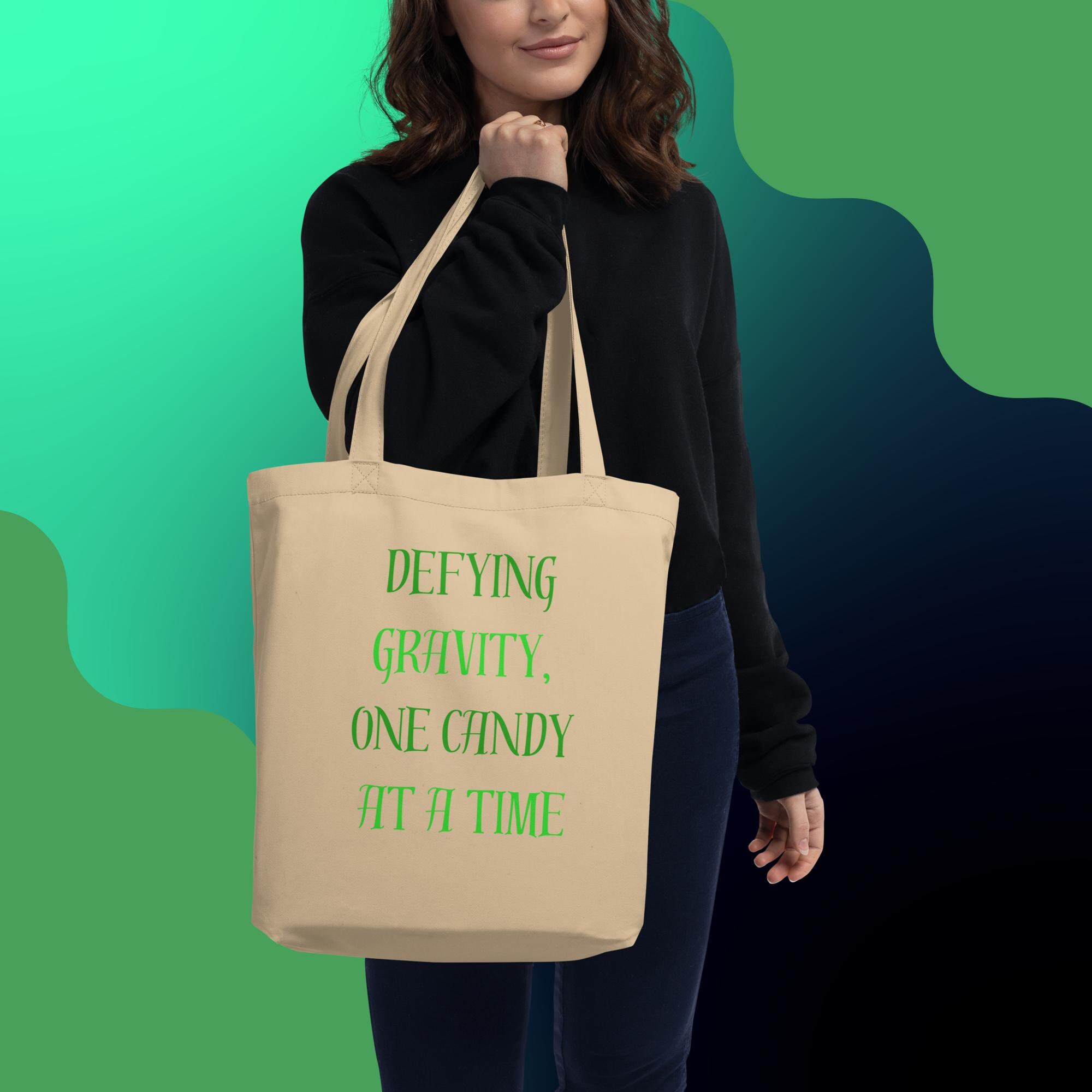 Wicked Inspired Defying Gravity Halloween Eco Tote Bag, Elphaba ...