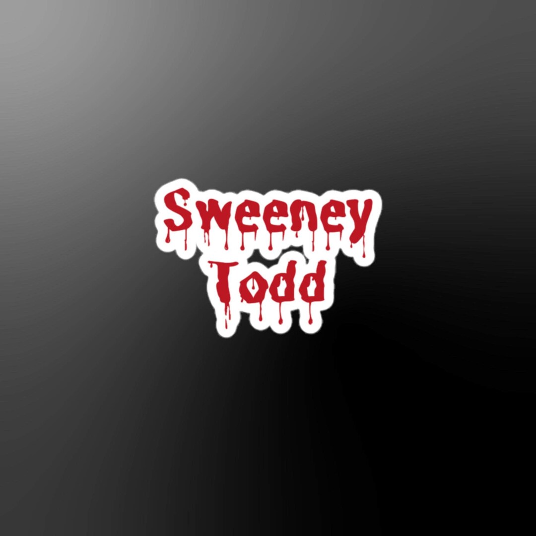 Sweeney Todd Inspired Logo Sticker, Annaleigh Ashford, Theater Gift ...