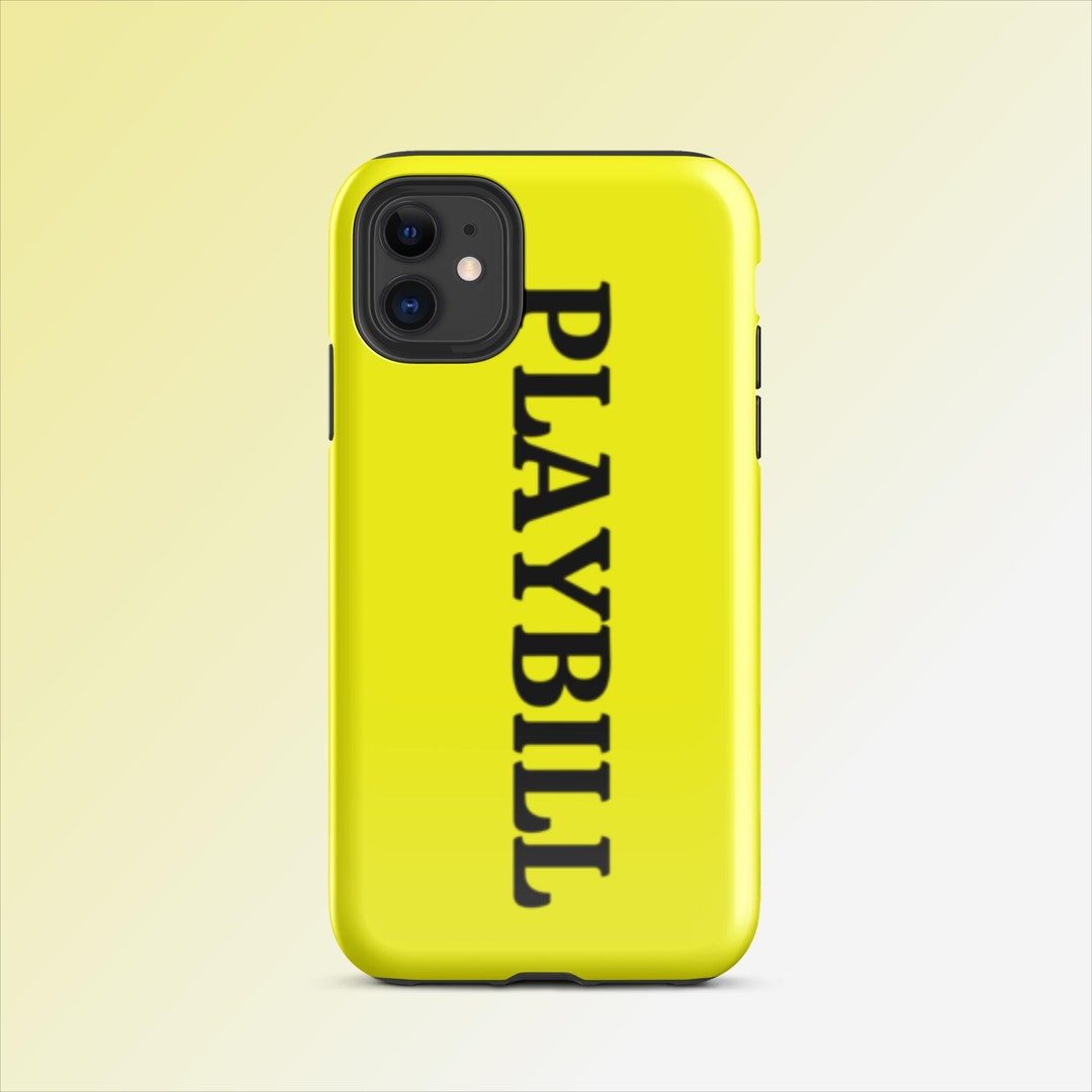 Playbill Inspired Logo Broadway Tough iPhone Case - Theater Lover Gift ...