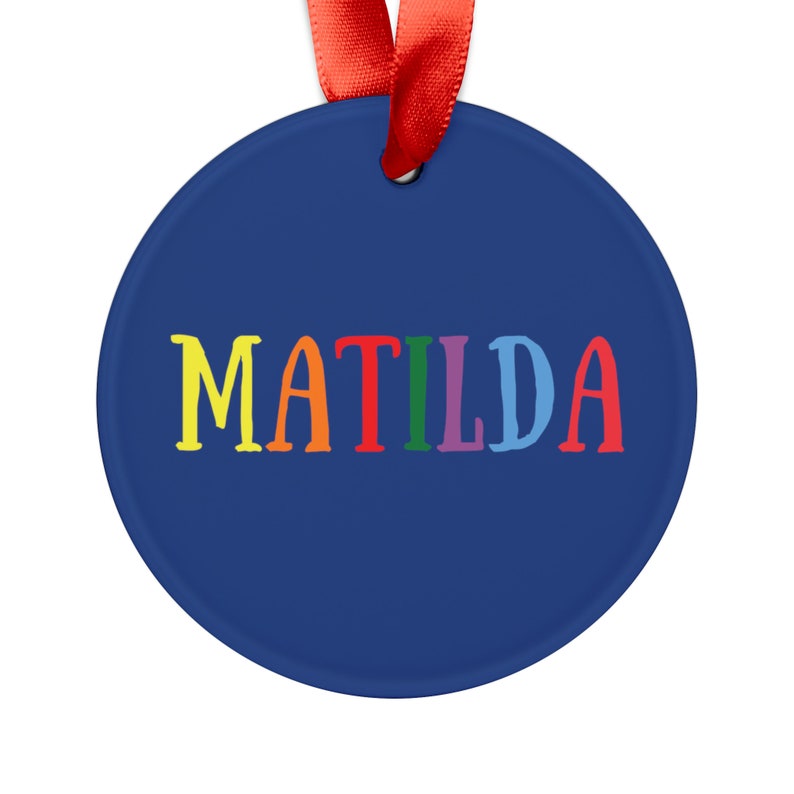 Matilda the Musical Inspired Modern Logo Broadway Holiday Acrylic ...