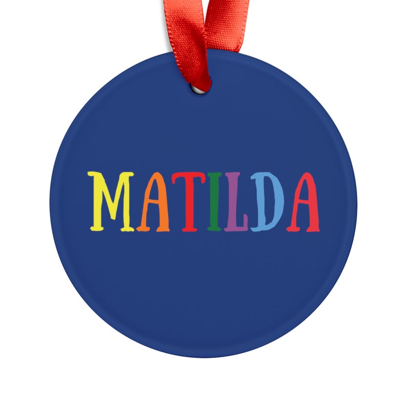 Matilda the Musical Inspired Modern Logo Broadway Holiday Acrylic ...