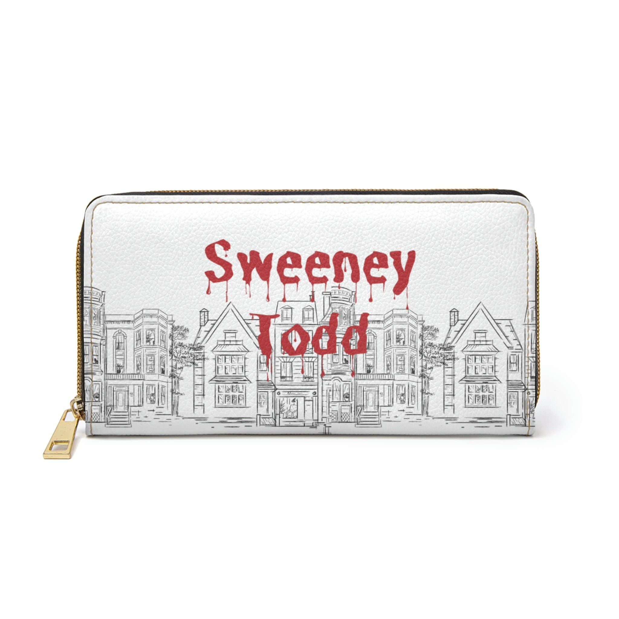 Sweeney Todd Inspired Logo Broadway Zipper Wallet, Annaleigh Ashford ...