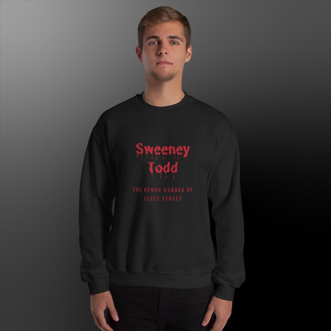 Sweeney Todd Inspired Modern Logo Unisex Broadway Sweatshirt - Broadway ...