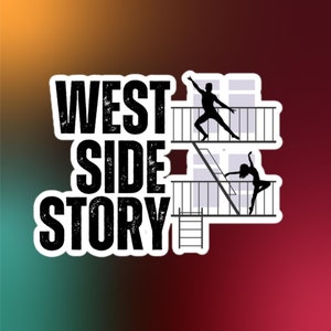 West Side Story Logo Stickers - Peel and Stick Broadway Decals - Etsy