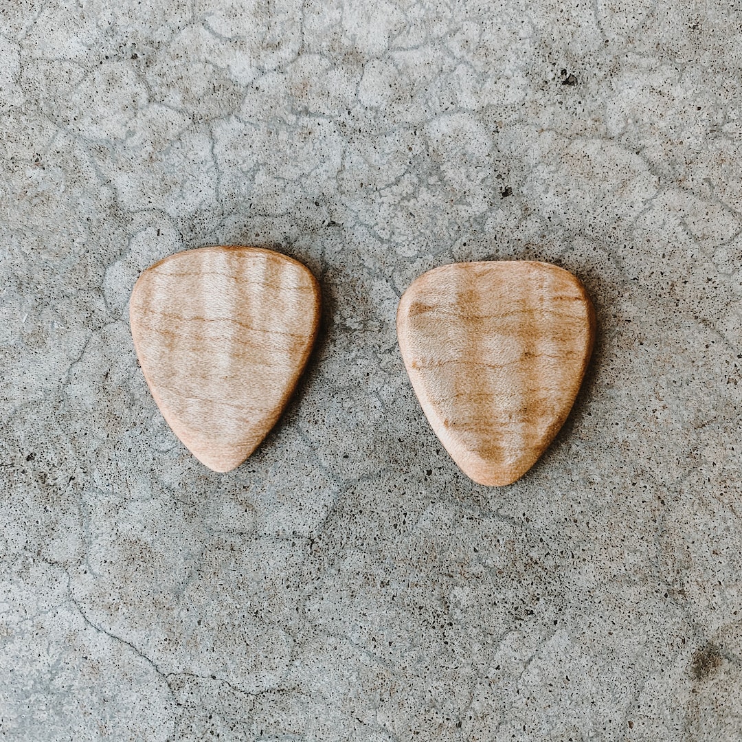 Set of 2 Wooden Picks (maple) - Etsy